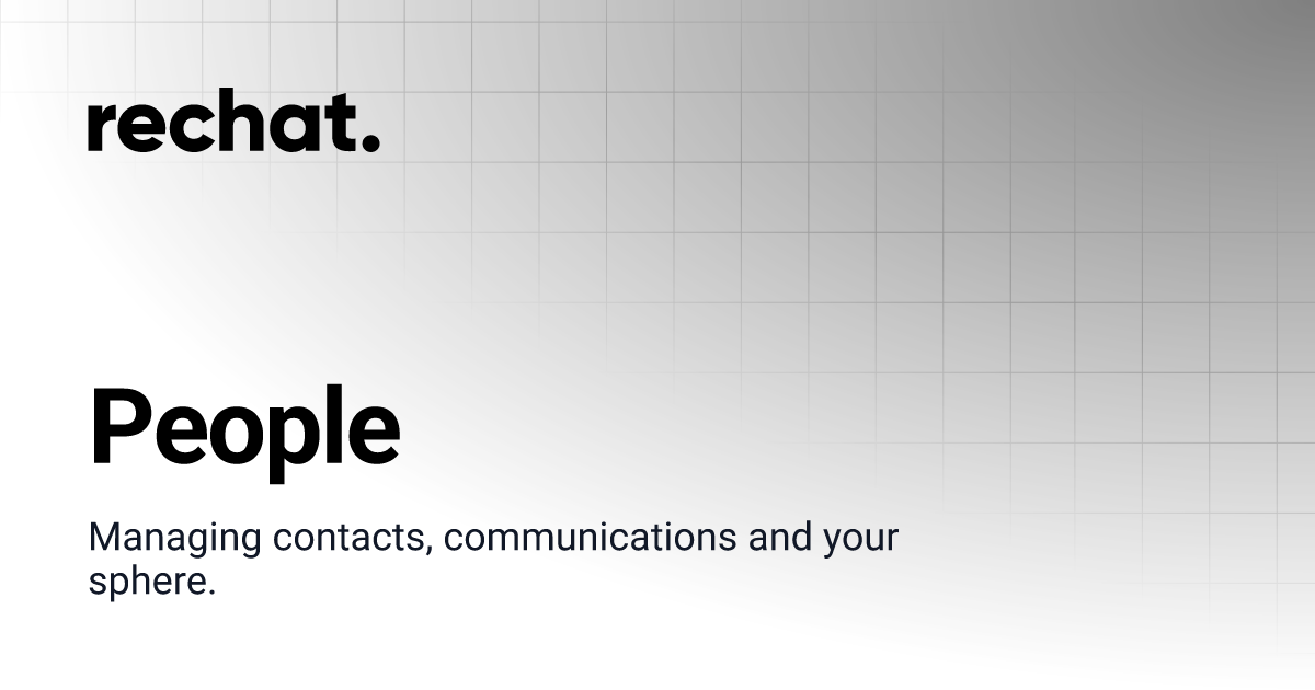 People | Rechat. Help Center