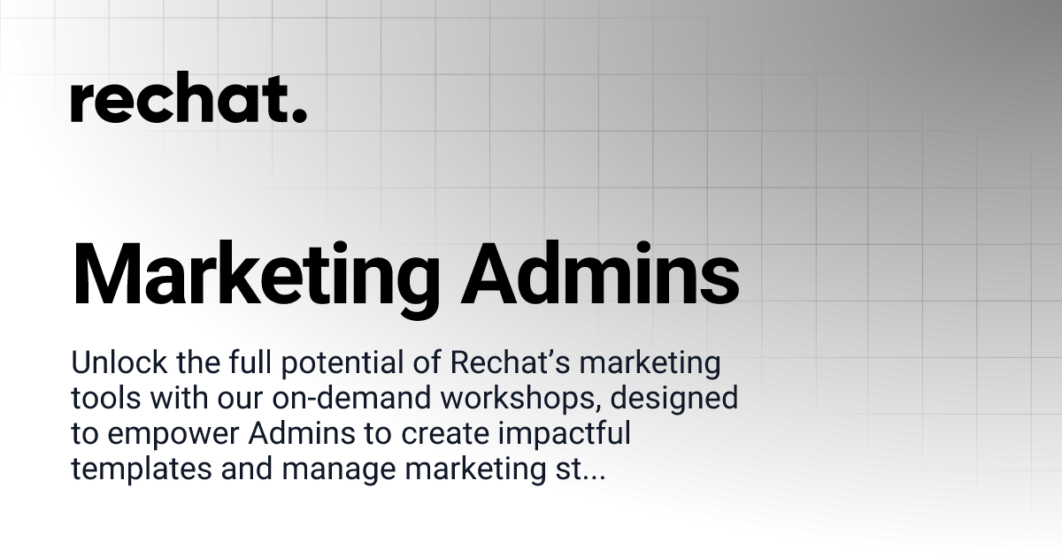 Marketing Admins | Rechat. Help Center